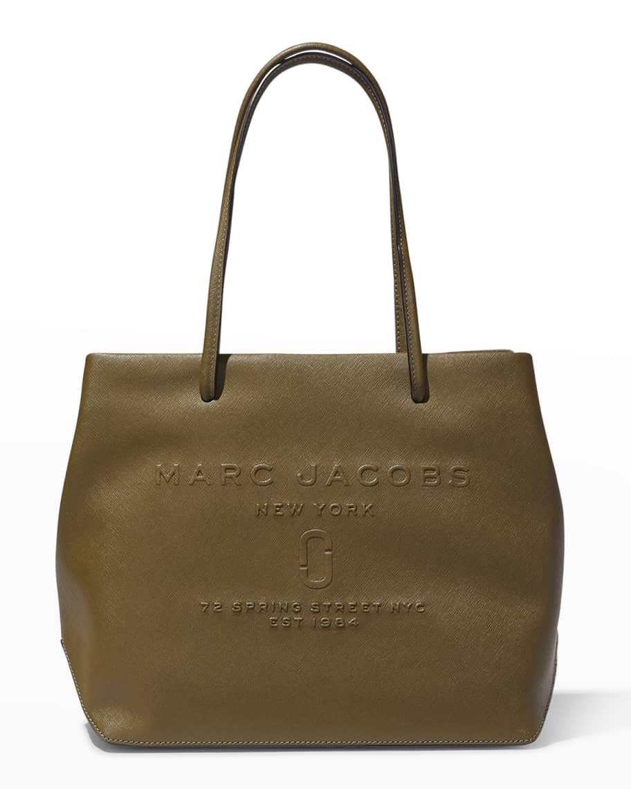 Marc Jacobs East-West Logo Leather Tote Bag | Neiman Marcus