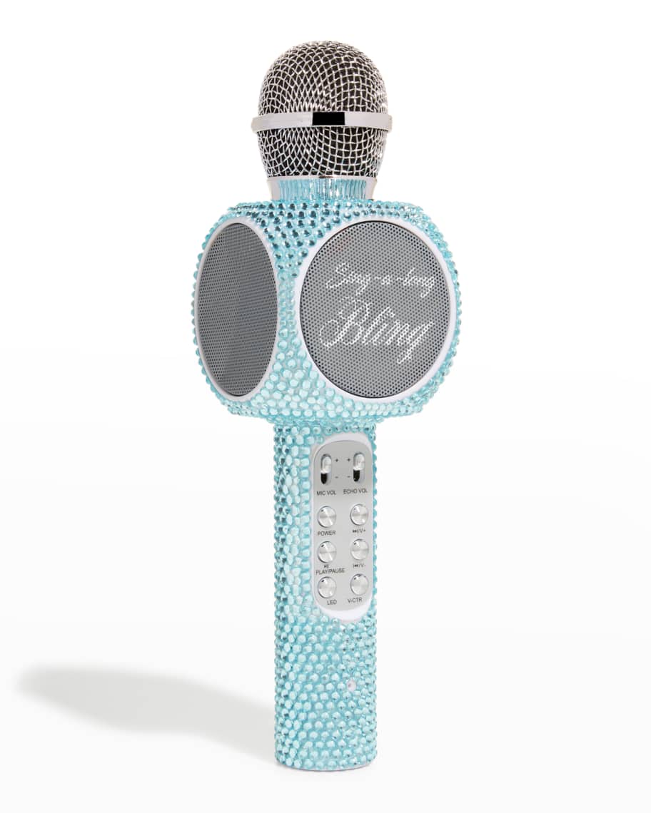 Wireless Express Sing-a-Long Karaoke Bluetooth Microphone, Blue ...