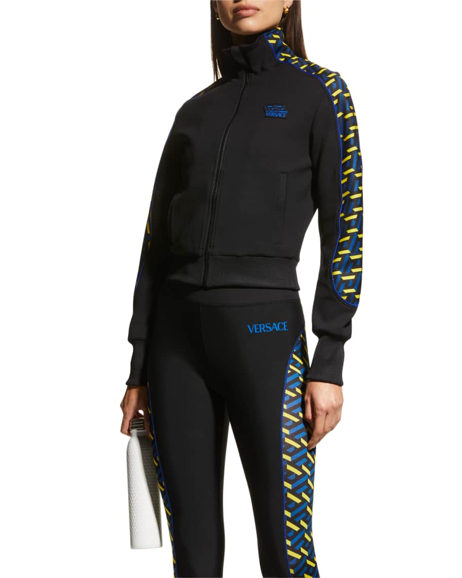 Versace Greca Logo Track Jacket | Neiman Marcus