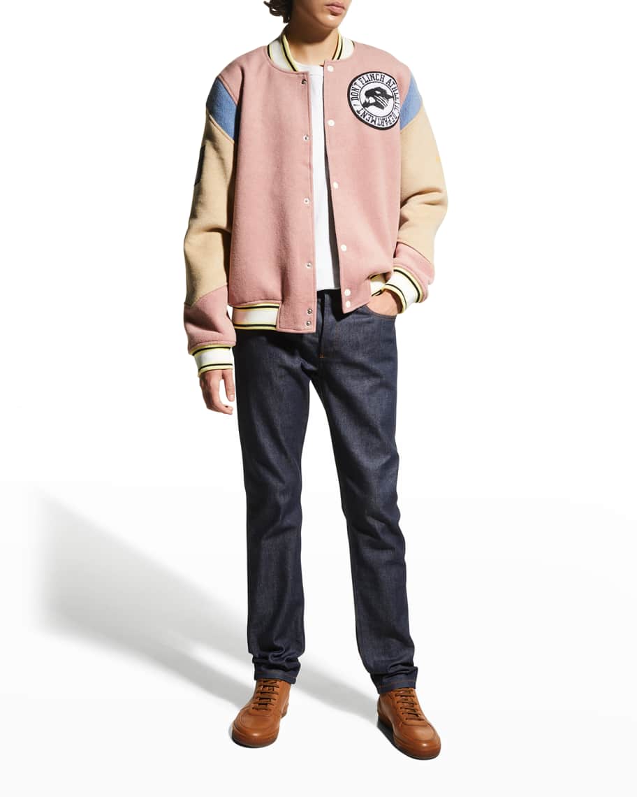 Puma Men's Colorblock Varsity Jacket | Neiman Marcus