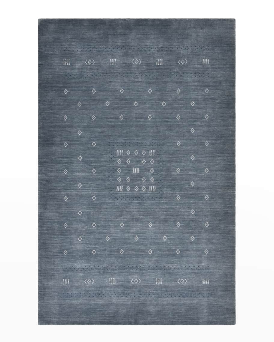 Solo Rugs Simi Hand-Loomed Rug, Light Slate - 8' x 10' | Neiman Marcus