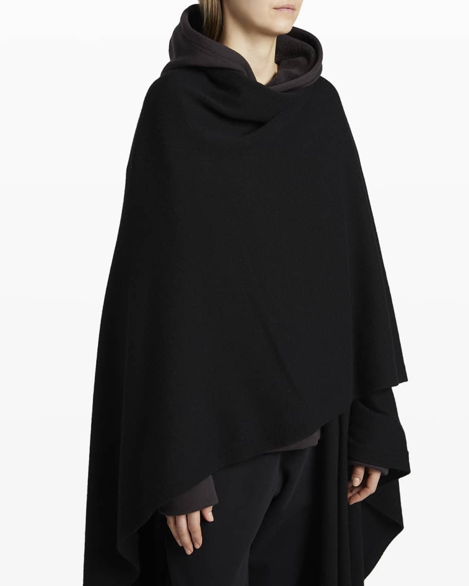 THE ROW Denice Cowl-Neck Cashmere Cape | Neiman Marcus