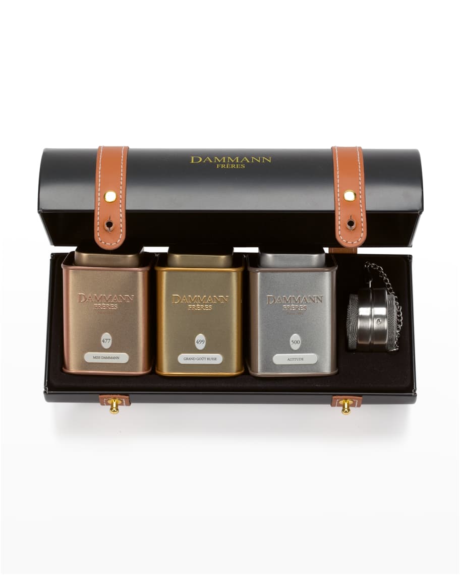 Dammann Freres Tea Coffret Merveilleux Tea Set | Neiman Marcus