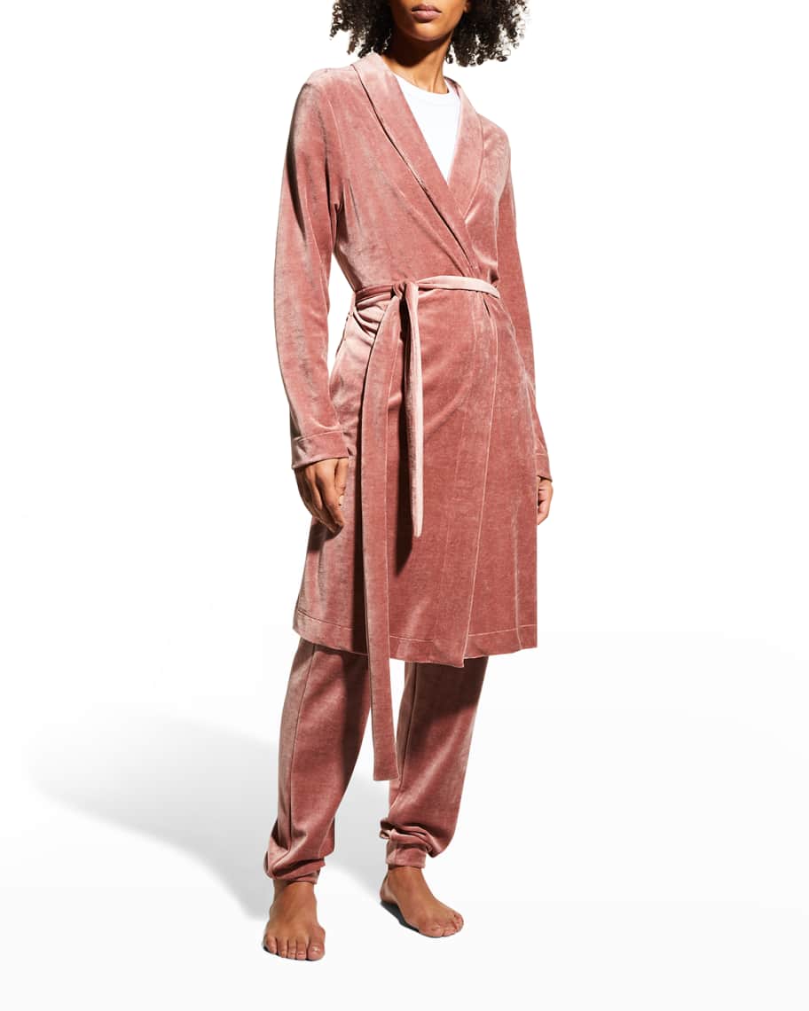 Hanro Favourites Velour Robe | Neiman Marcus