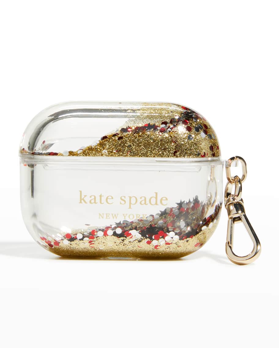 kate spade new york glitter silicone airpod pro case | Neiman Marcus
