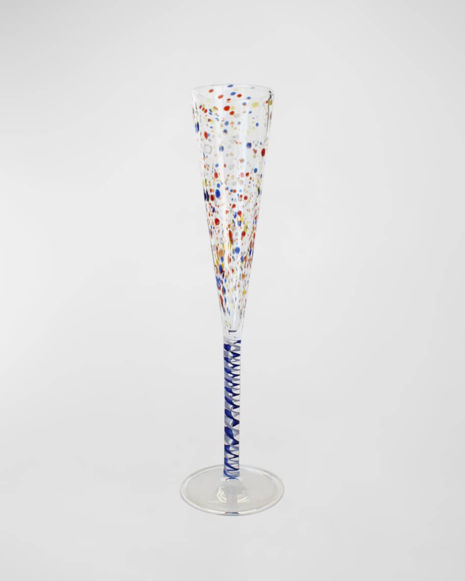 Massimo Lunardon Multicolor Champagne Flute | Neiman Marcus