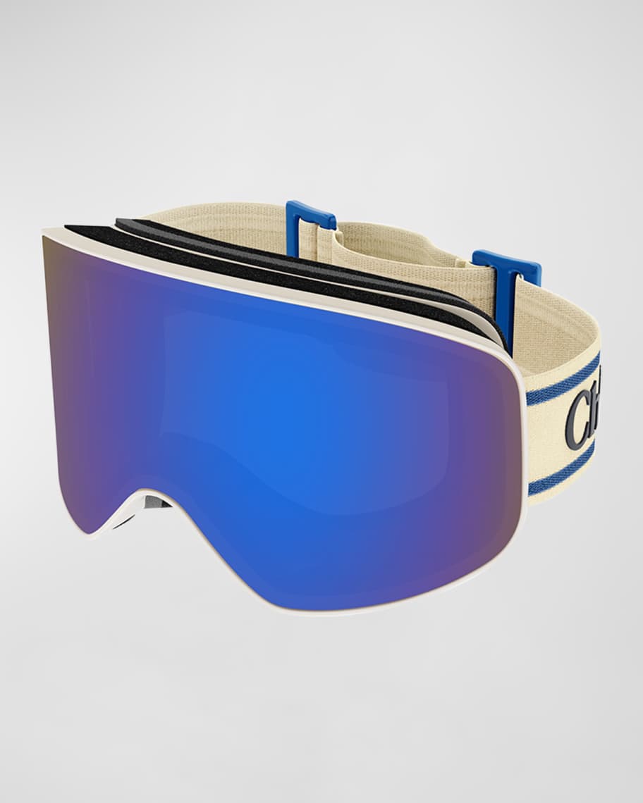 Chloe Logo Injection Plastic Ski Goggles | Neiman Marcus