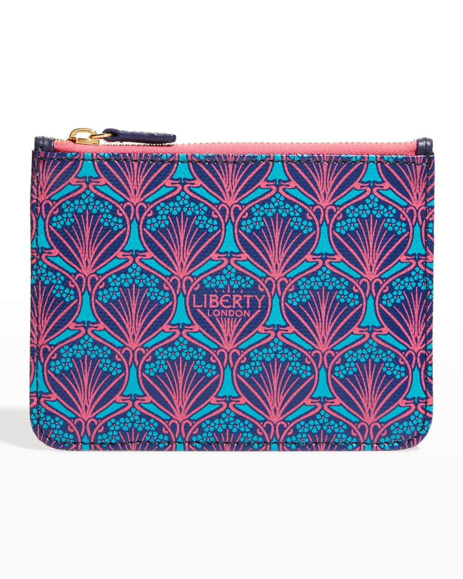 Liberty London Iphis Printed Zip Coin Pouch | Neiman Marcus