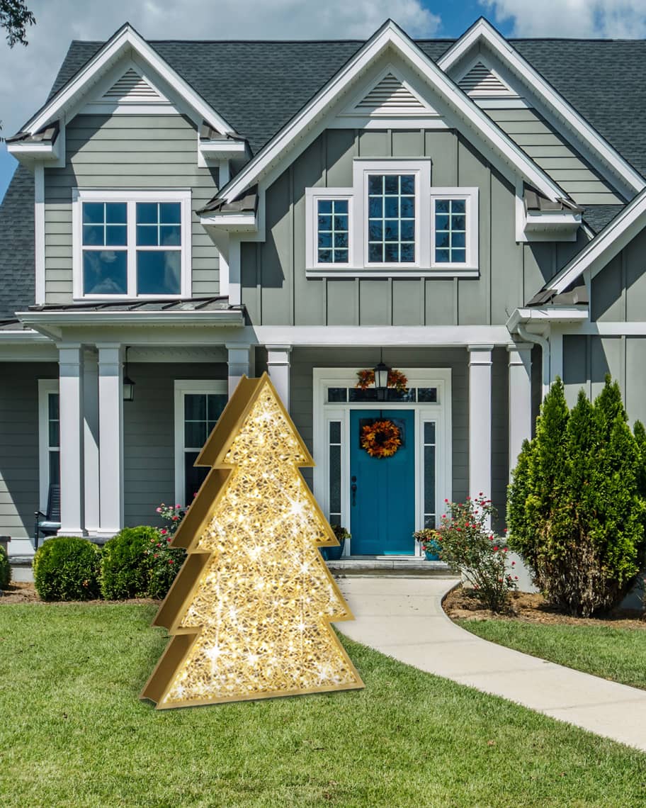 Barcana 3D Medium LED Christmas Tree Outdoor Decoration | Neiman Marcus