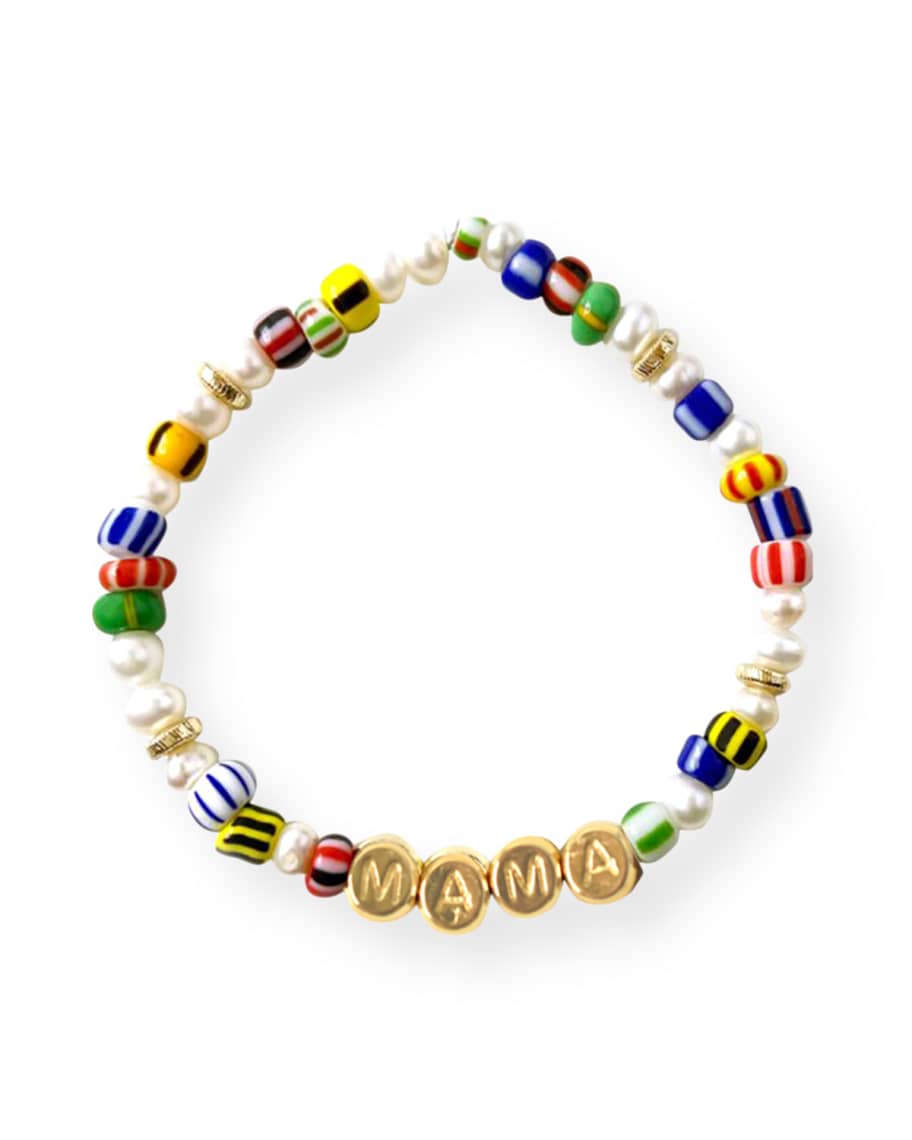 Akola Mama Pearl and Glass Bracelet | Neiman Marcus