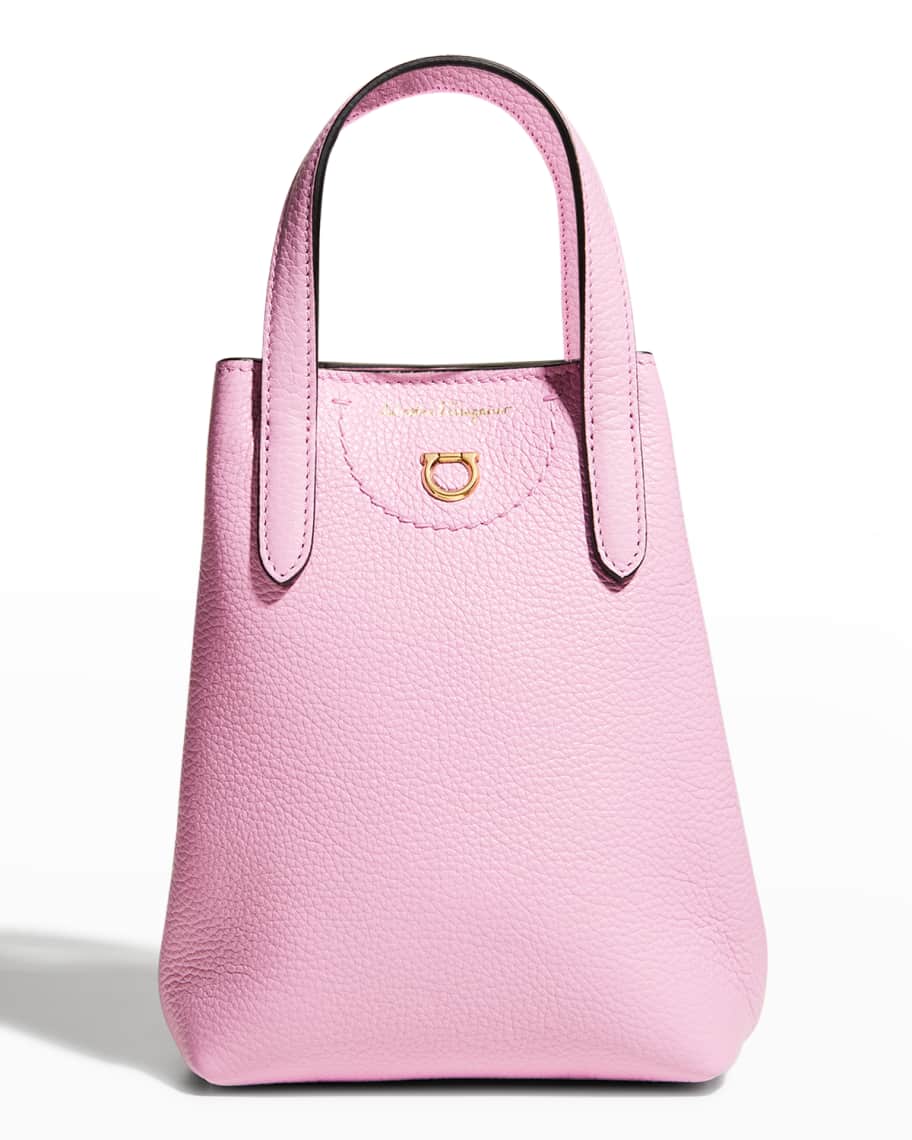 Ferragamo Gancini Mini Tote Bag | Neiman Marcus
