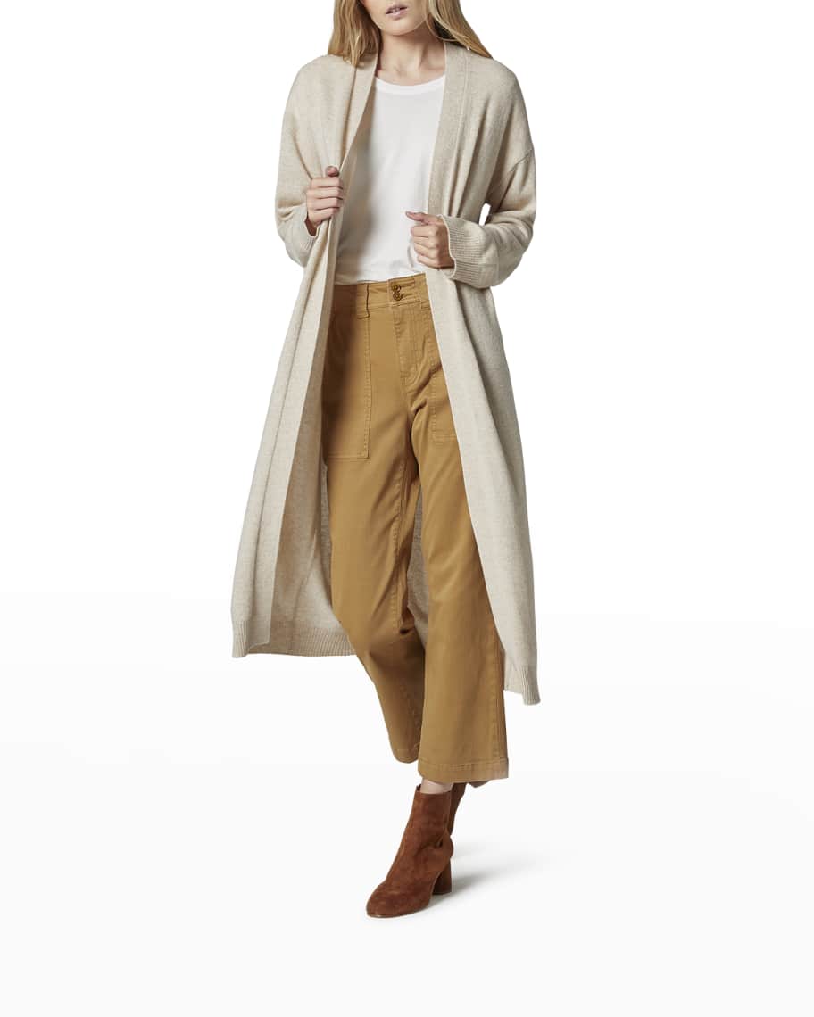 Joie Puente Hooded Cashmere Duster Cardigan | Neiman Marcus