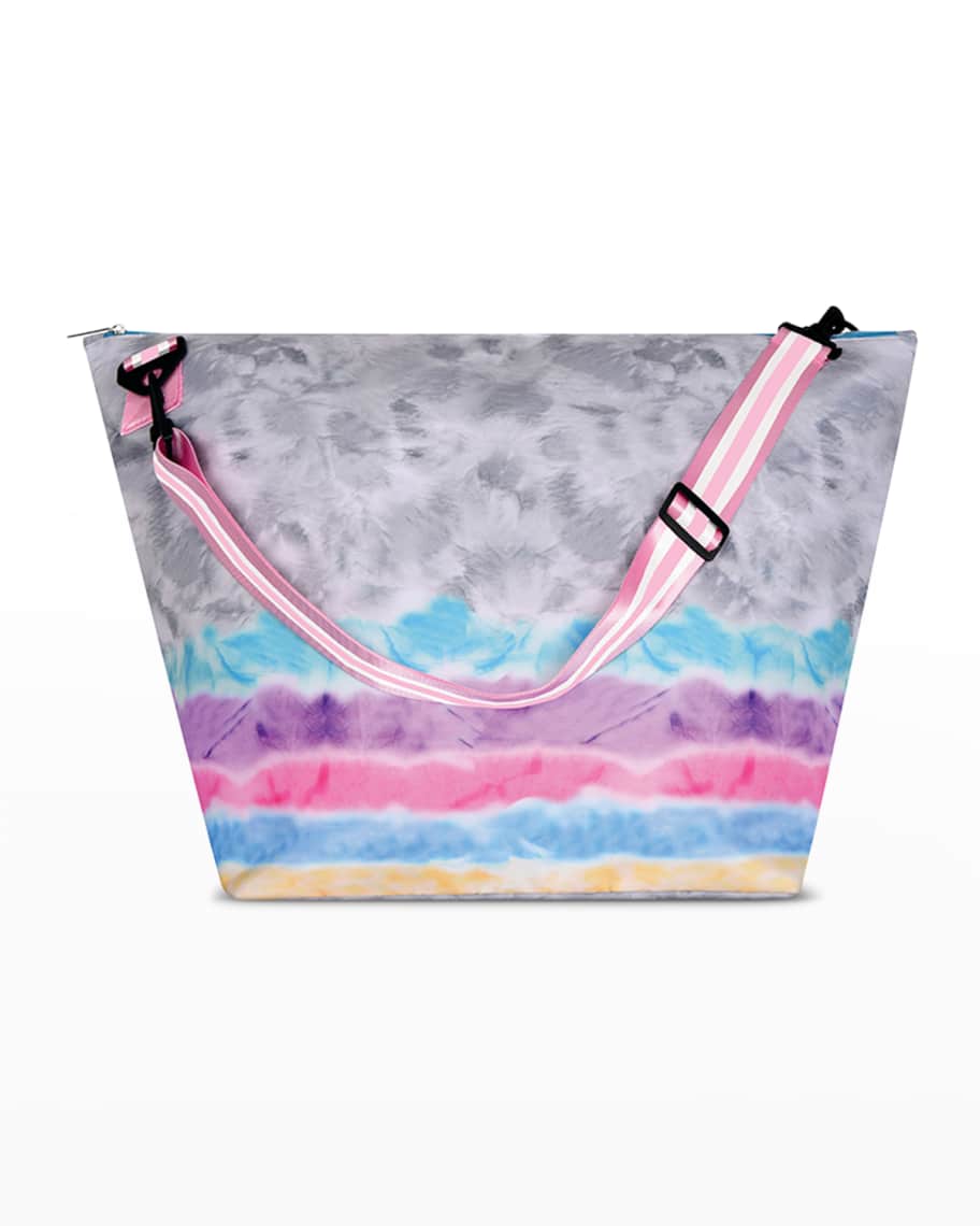 Iscream Kid's Silver Lining Tie-Dye Weekender Bag | Neiman Marcus