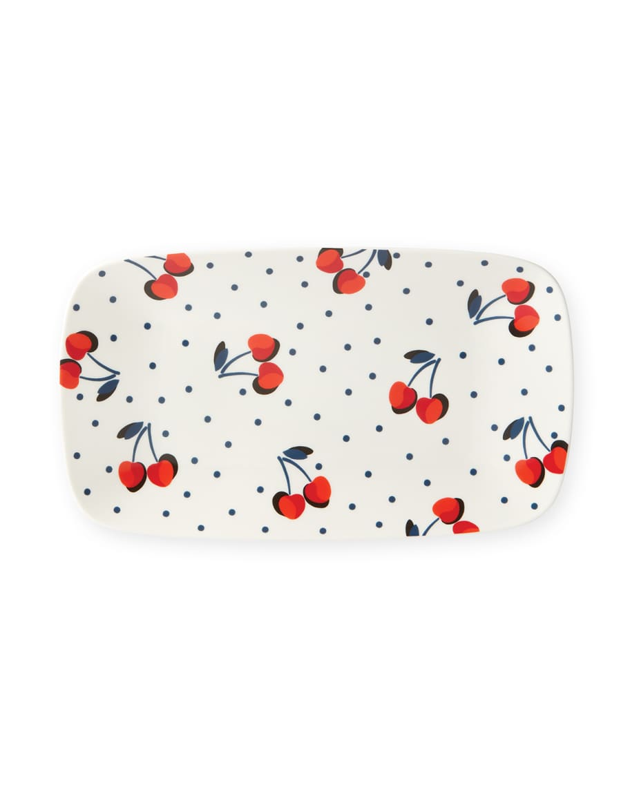 kate spade new york vintage cherry dot hors d'oeuvres tray | Neiman Marcus