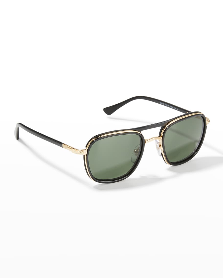 Persol Men's Acetate/Metal Aviator Sunglasses | Neiman Marcus