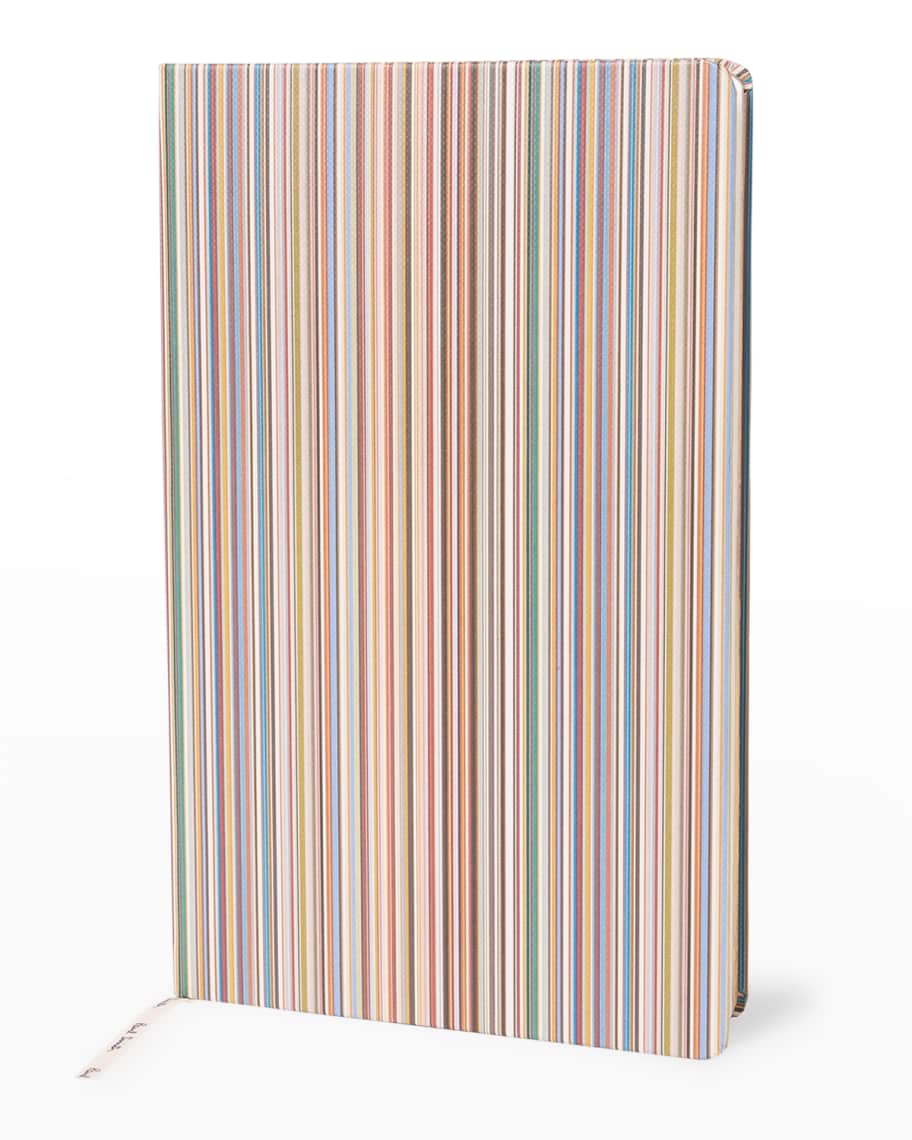Paul Smith Men's Medium Signature Stripe Notebook | Neiman Marcus