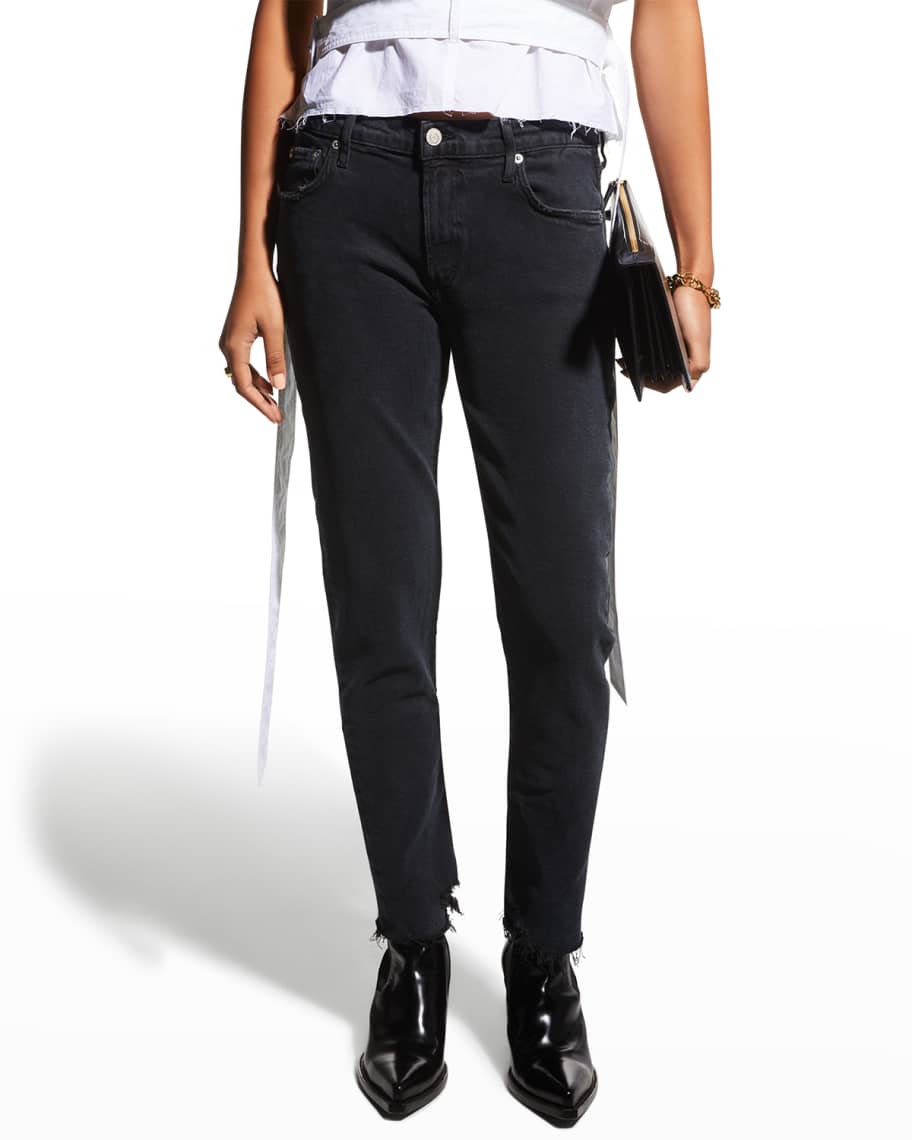 AGOLDE Toni Mid-Rise Straight-Leg Jeans | Neiman Marcus