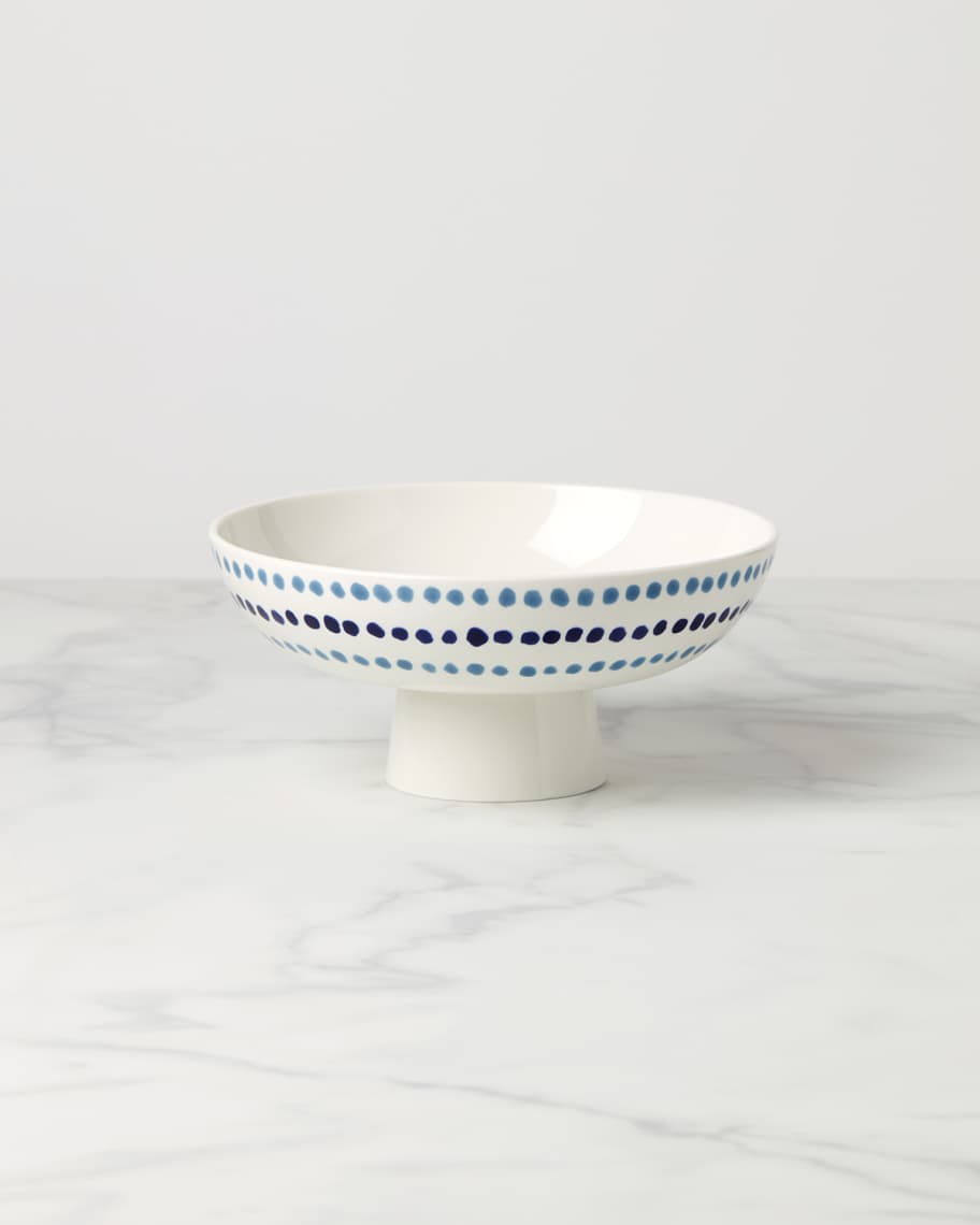 kate spade new york floral way footed bowl | Neiman Marcus