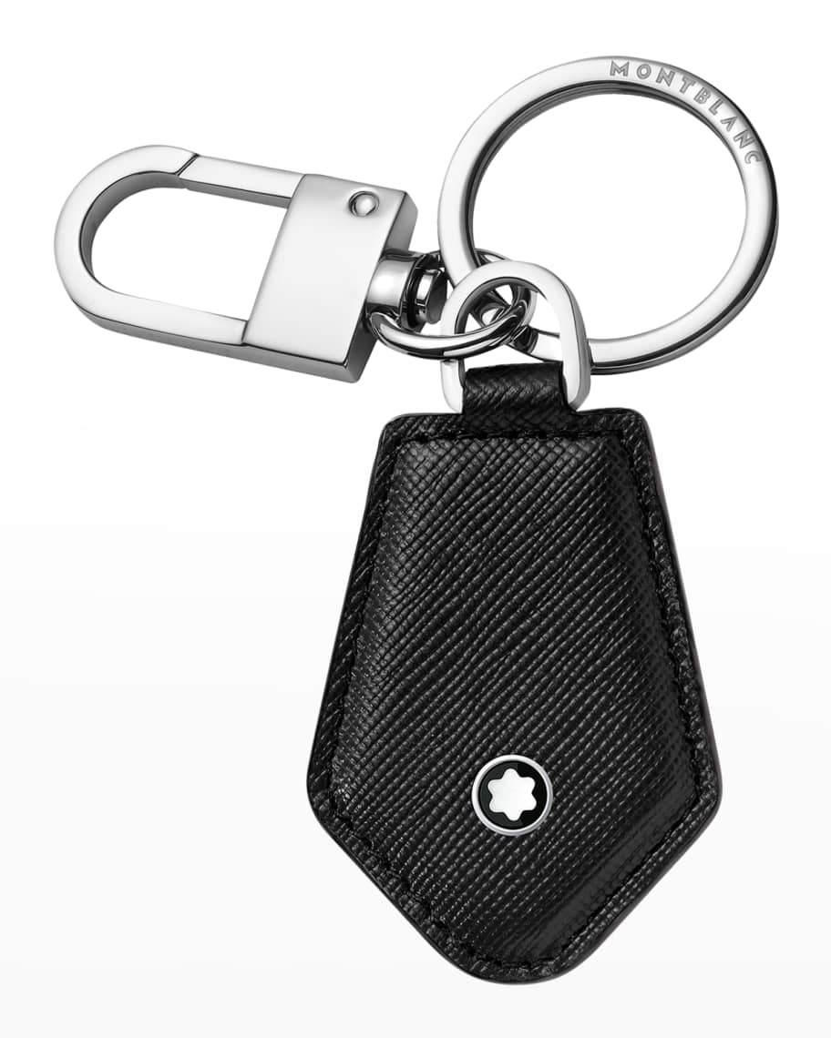 Montblanc Men's Sartorial Diamond Shape Leather Key Fob | Neiman Marcus