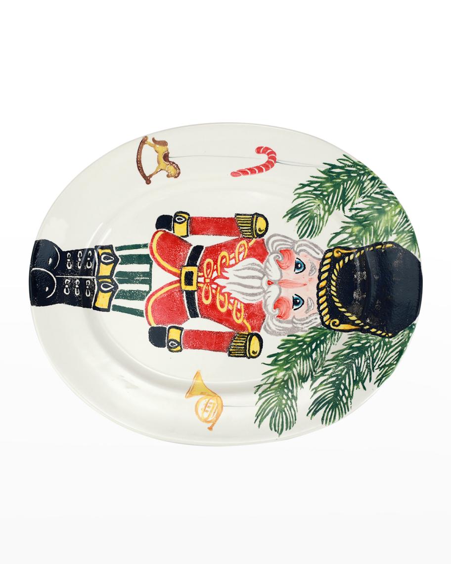 Vietri Nutcrackers Large Oval Platter | Neiman Marcus
