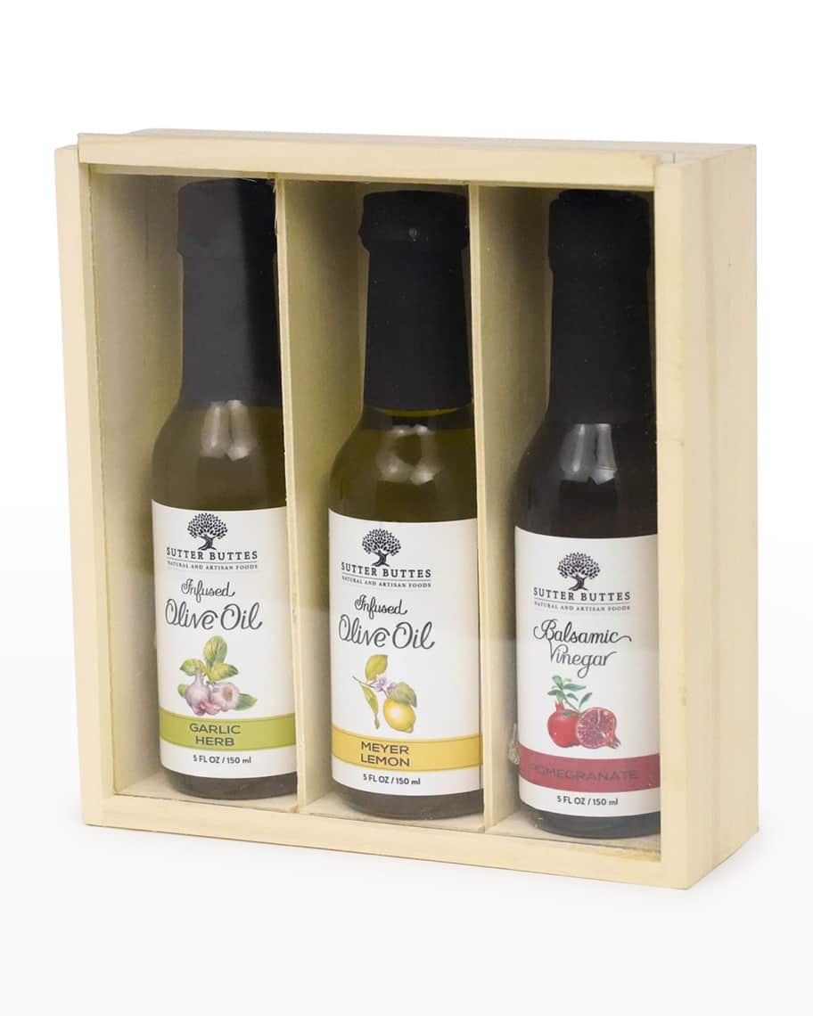 Sutter Buttes Natural and Artisan Foods Wooden Box Dipping Trio ...