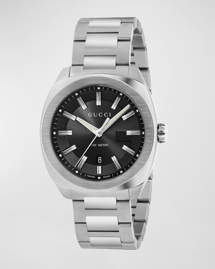 Gucci Men's GG2570 41mm Stainless Steel Bracelet Watch | Neiman Marcus