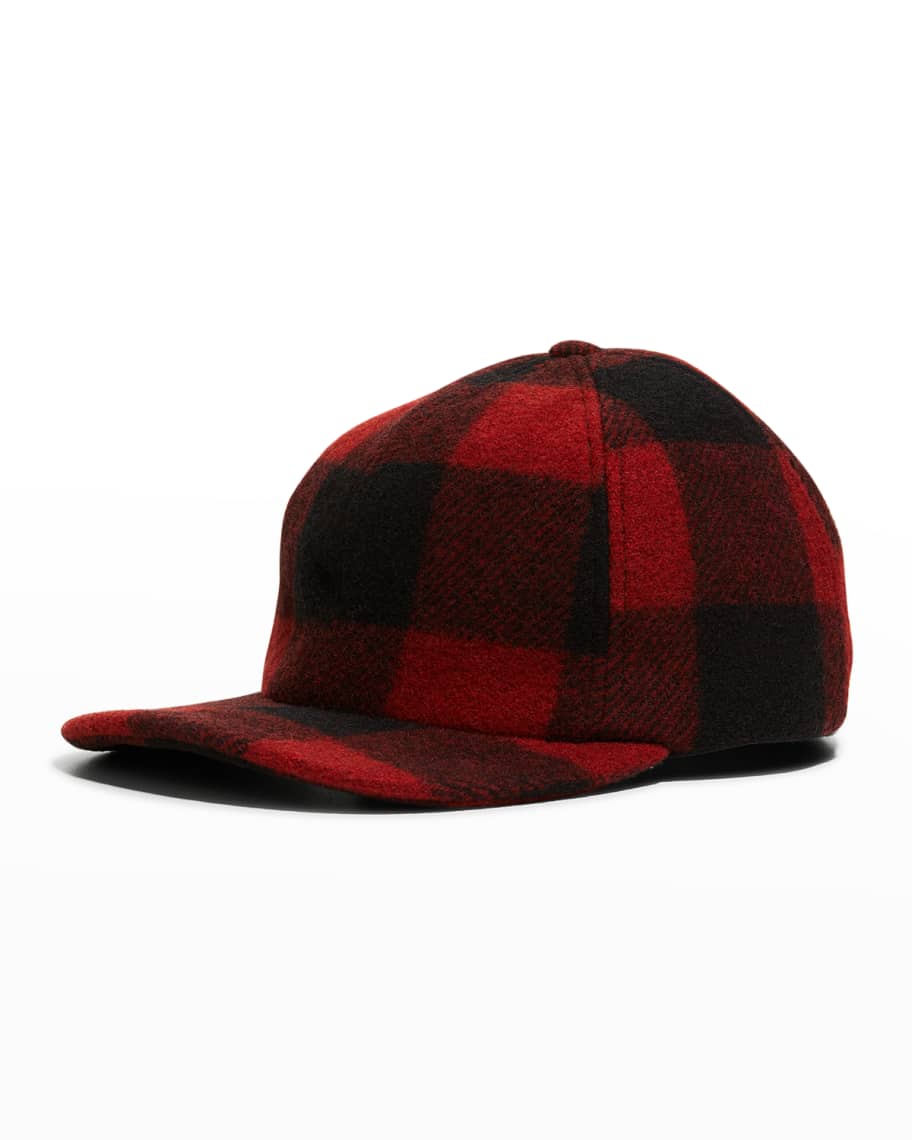 Crown Cap Men's Buffalo Check Baseball Cap | Neiman Marcus