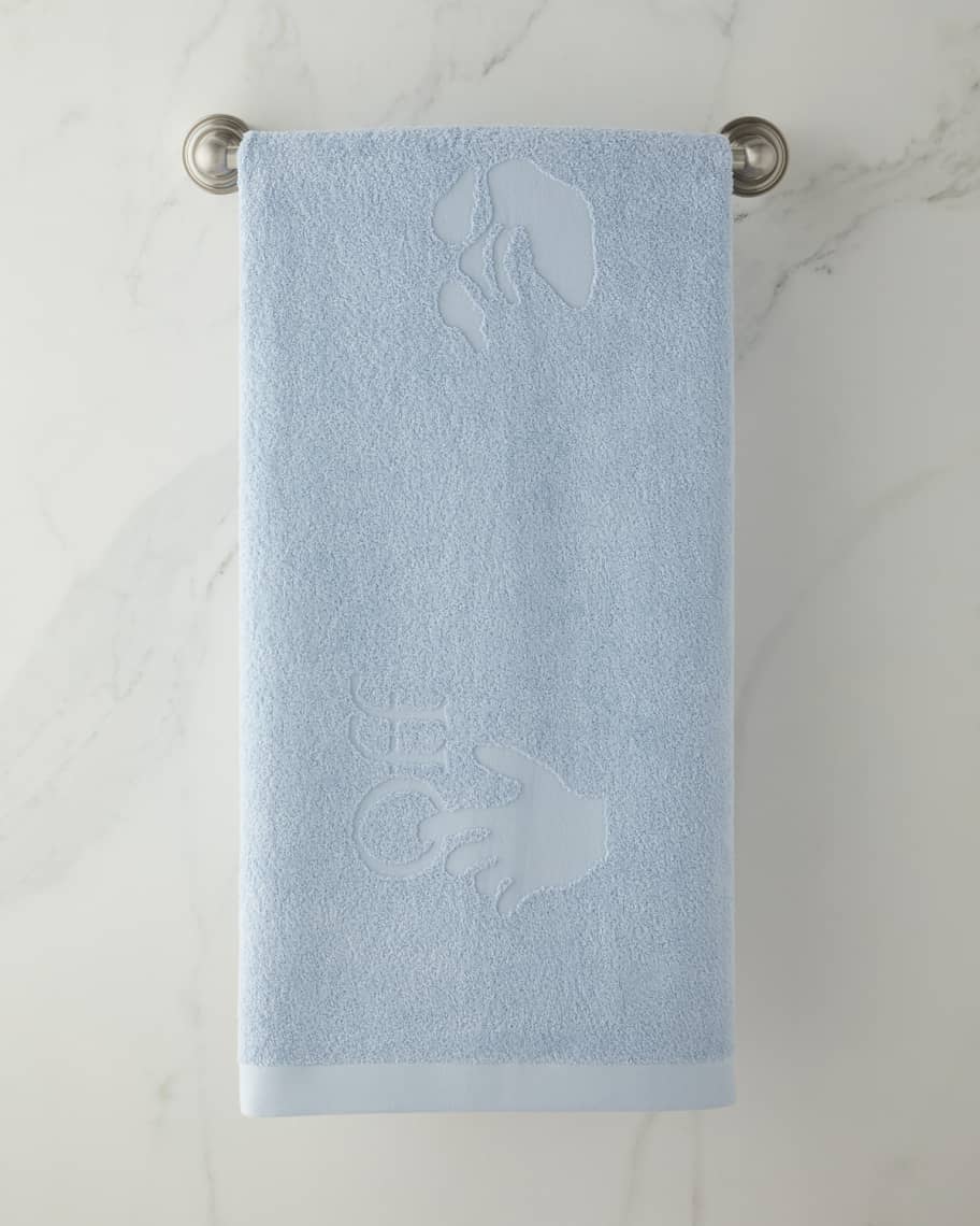 Off-White Swimming Man Logo Shower Towel | Neiman Marcus