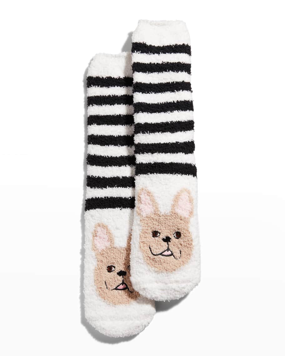 PJ Salvage Frenchie Striped Socks | Neiman Marcus