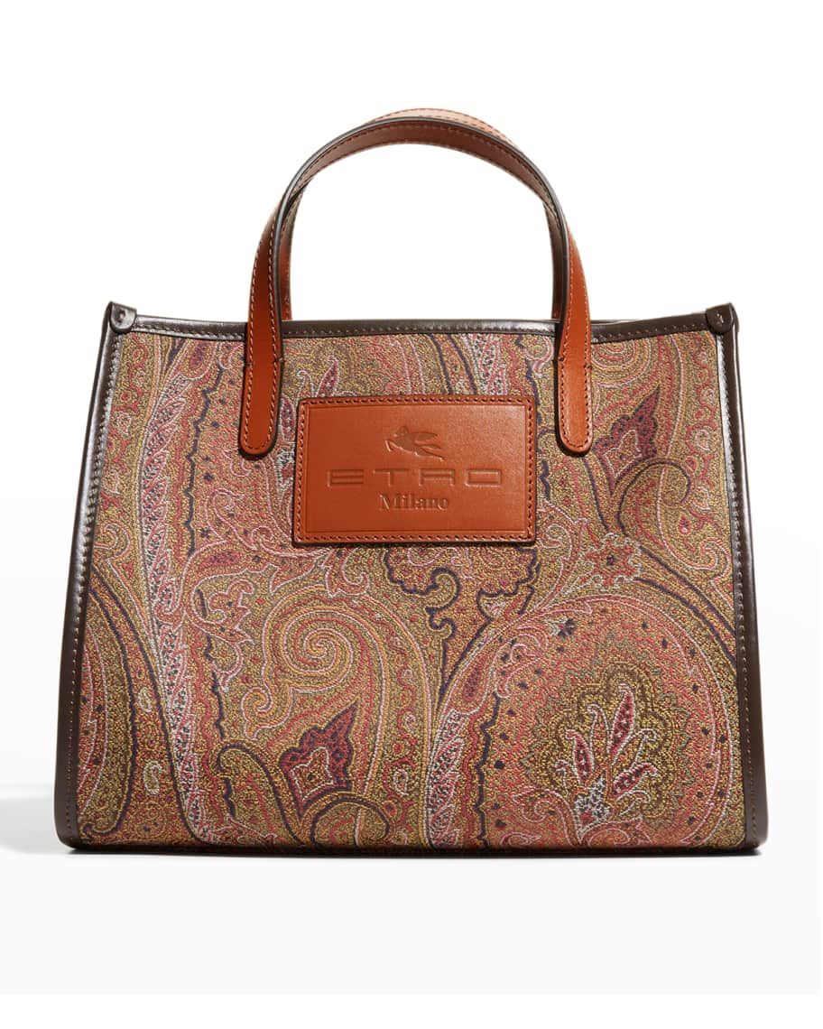 Etro Arnica Mini Tote Bag With Crossbody Strap | Neiman Marcus
