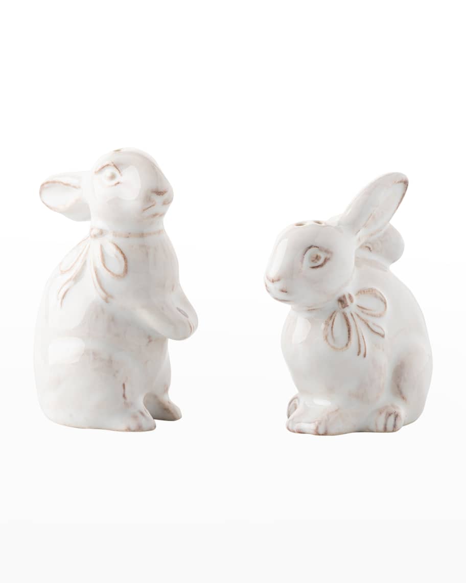 Juliska Clever Creatures Bunny Salt and Pepper Set/2pc | Neiman Marcus
