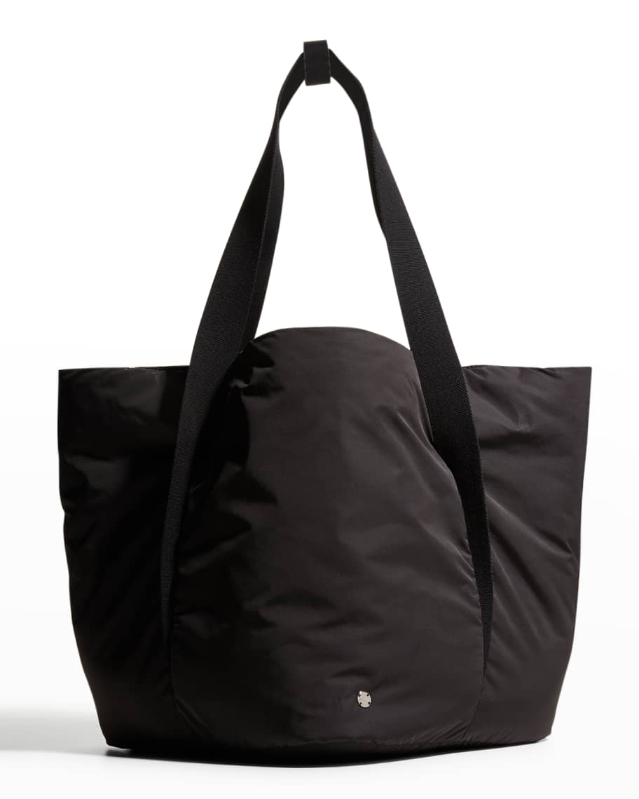 THE ROW Drew Drawstring Tote Bag in Nylon and Leather | Neiman Marcus
