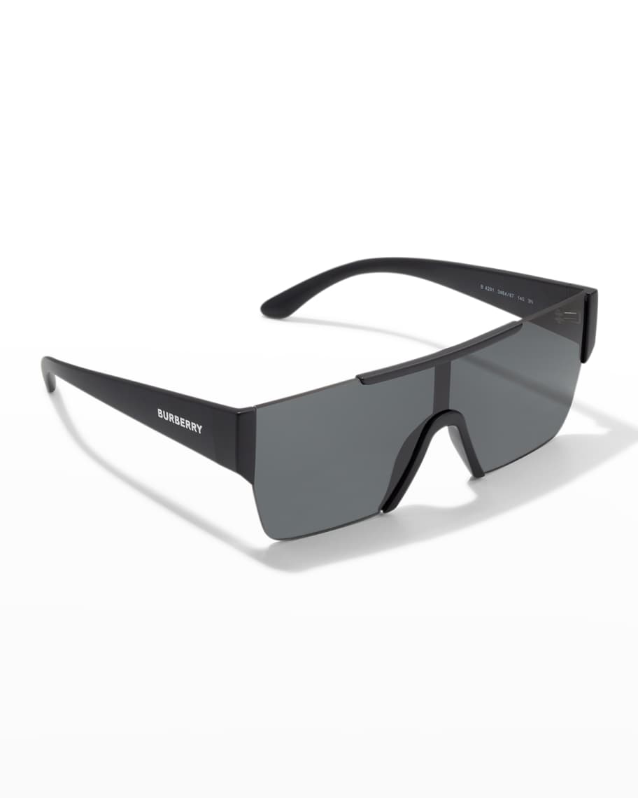 Burberry Mens Lightweight Shield Sunglasses Neiman Marcus