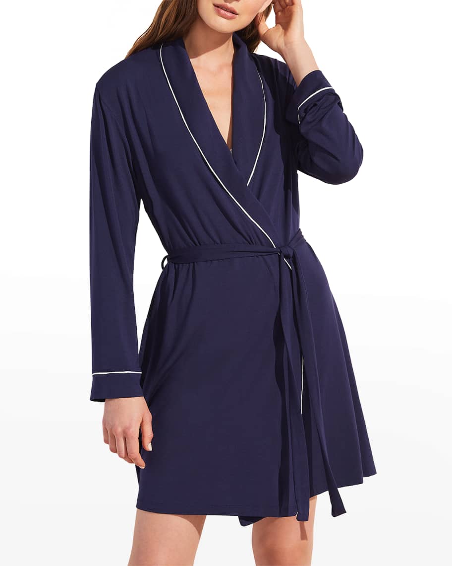 Eberjey Gisele Tuxedo Robe | Neiman Marcus