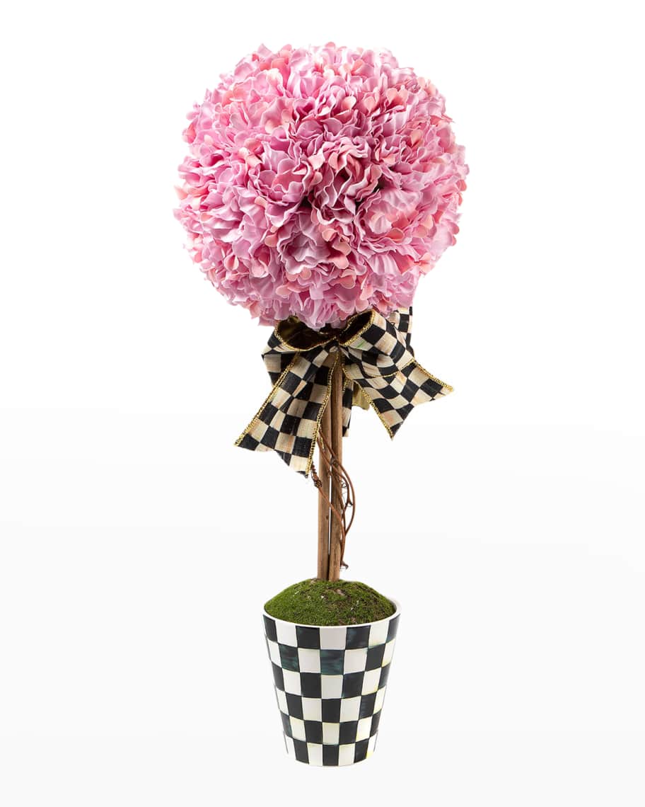 MacKenzie-Childs Florabunda Topiary Drop In Pink - Small | Neiman Marcus