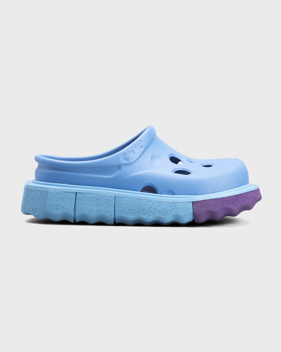 Off-White Meteor Sponge-Sole Rubber Slippers | Neiman Marcus