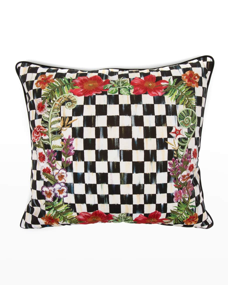 MacKenzie-Childs Fern Flora Pillow | Neiman Marcus
