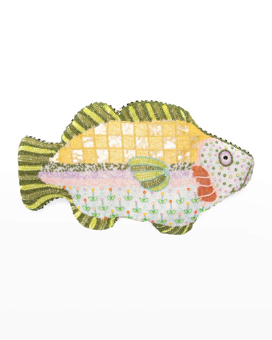 MacKenzie-Childs Freckle Fish Pillow | Neiman Marcus