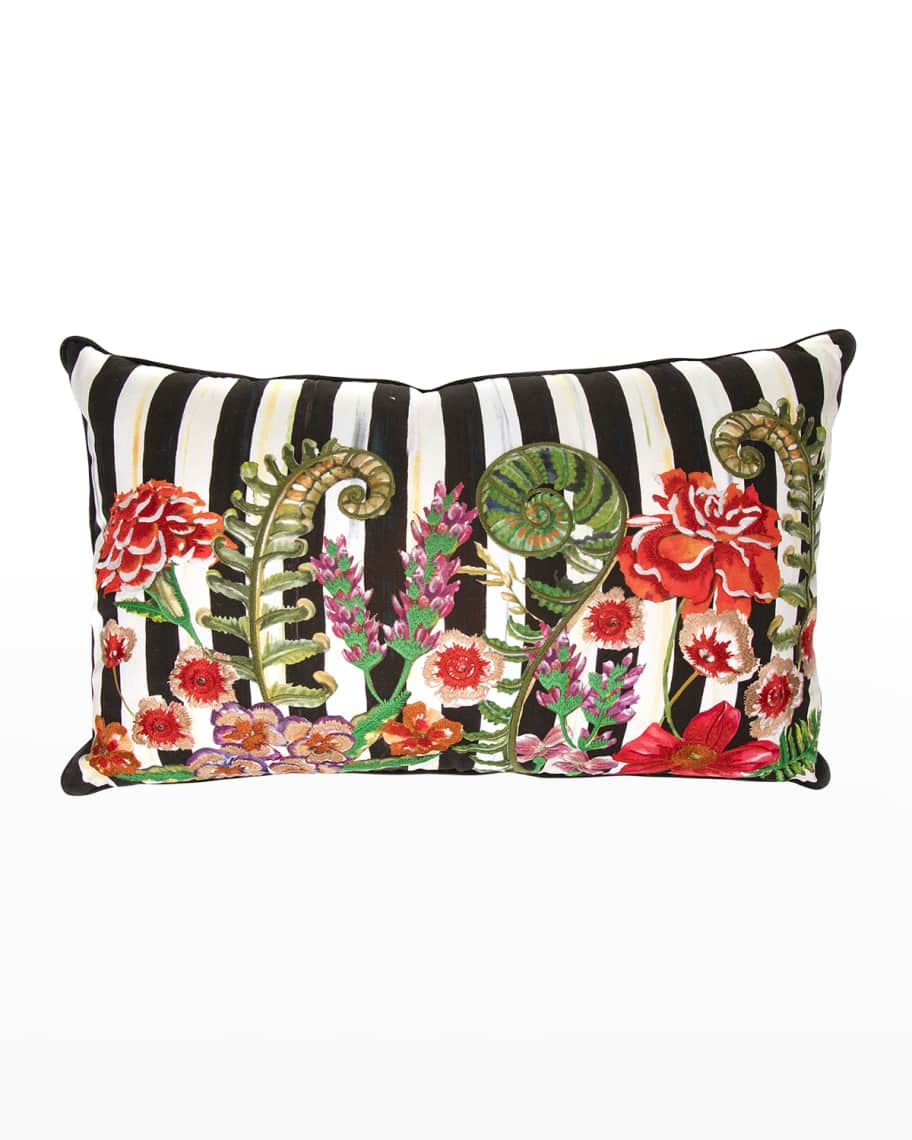 MacKenzie-Childs Fern Flora Lumbar Pillow | Neiman Marcus