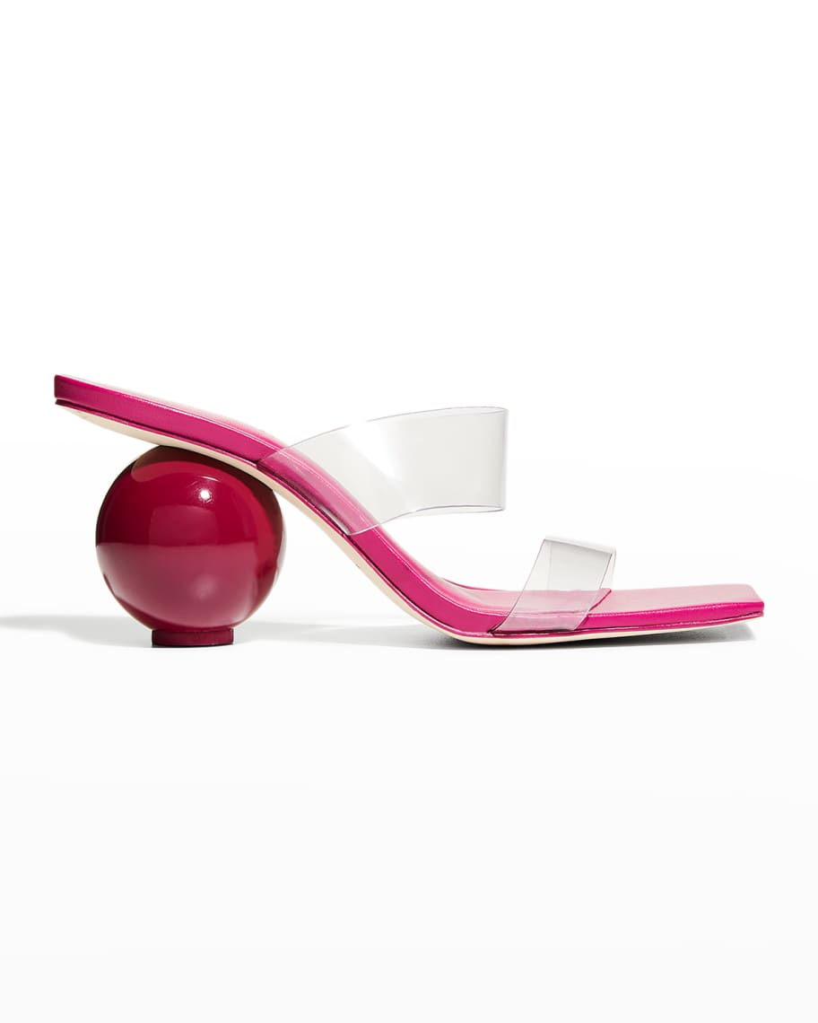Cult Gaia Nhu Dual-Band Sphere Sandals | Neiman Marcus