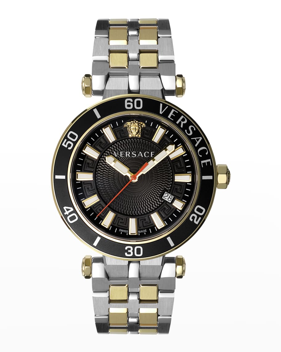 Versace Men'S 43Mm Greca Sport Bracelet Watch | Neiman Marcus