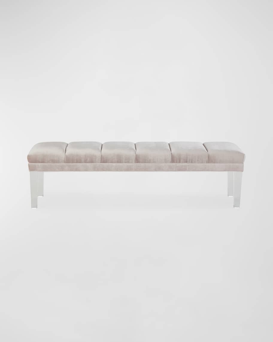 Haute House Becky Tufted Bench, 60" | Neiman Marcus