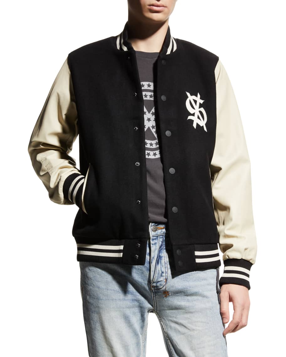 Ksubi Men's King Letterman Jacket | Neiman Marcus