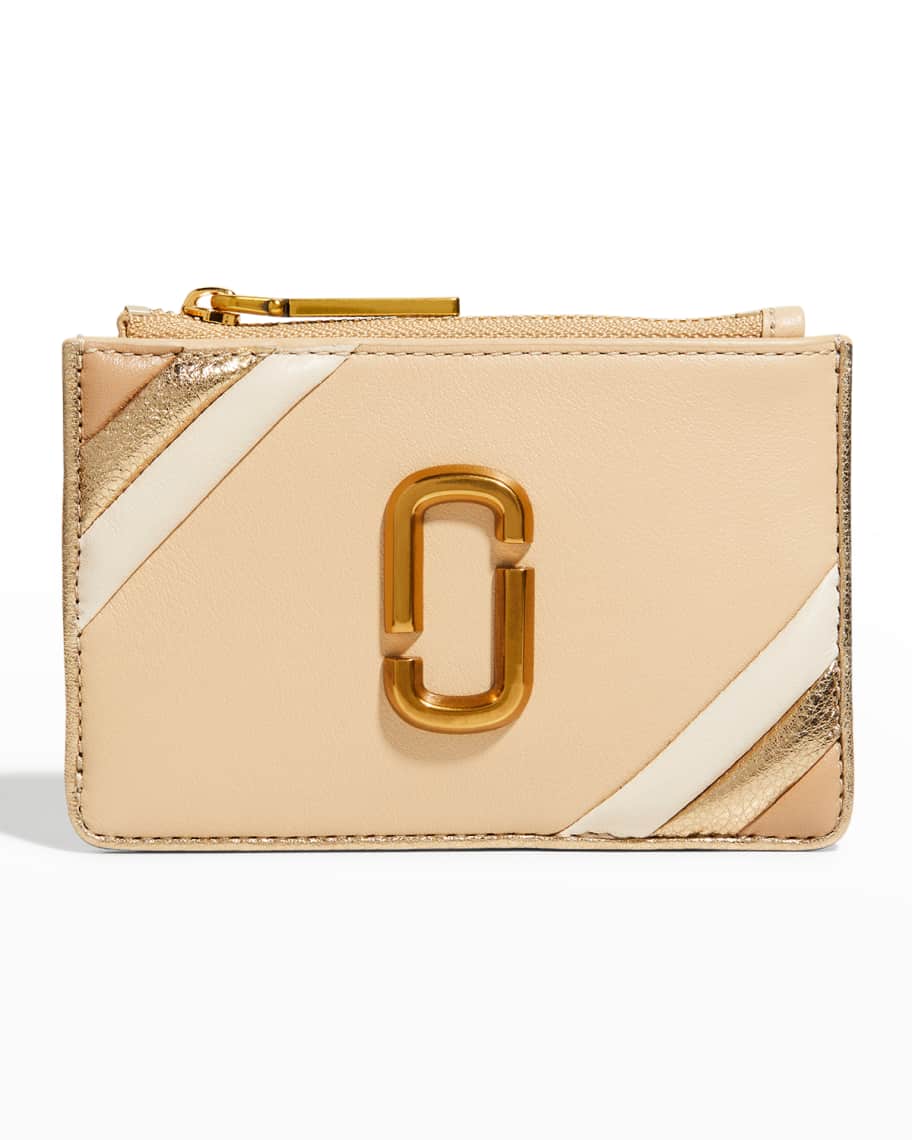Marc Jacobs Zip Leather Card Wallet | Neiman Marcus