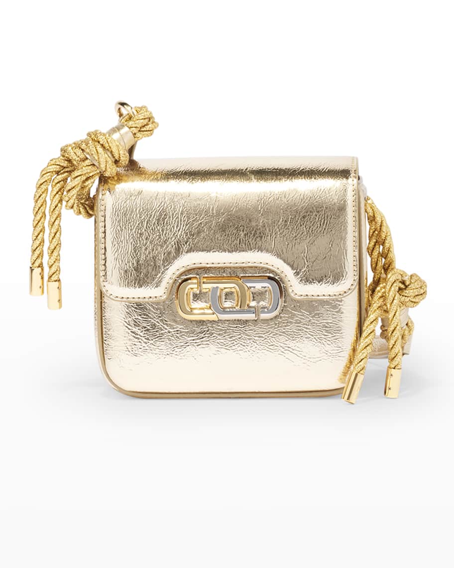 Marc Jacobs The J Link Mini Metallic Knot Shoulder Bag | Neiman Marcus