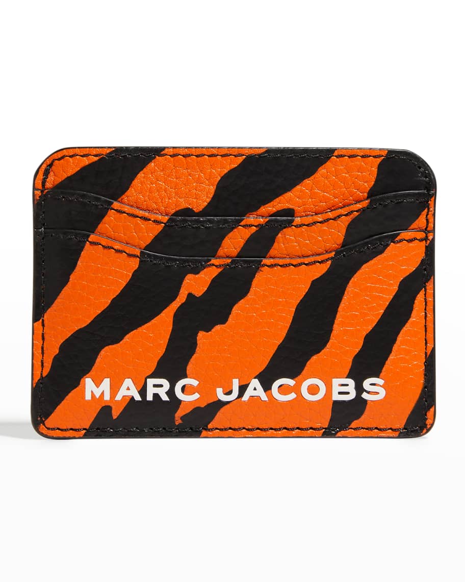 Marc Jacobs Tiger Leather Card Case | Neiman Marcus