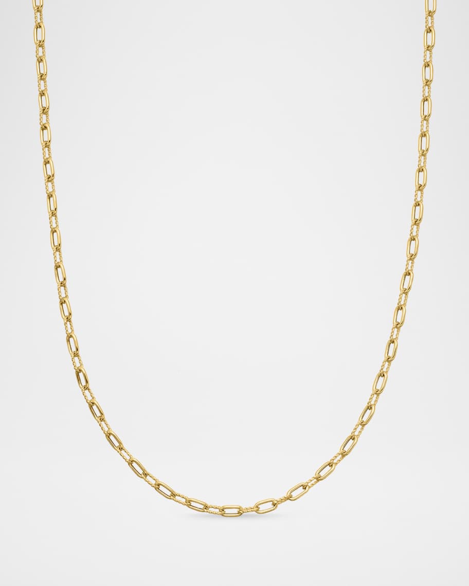 David Yurman 3mm Madison Necklace in 18k Gold | Neiman Marcus
