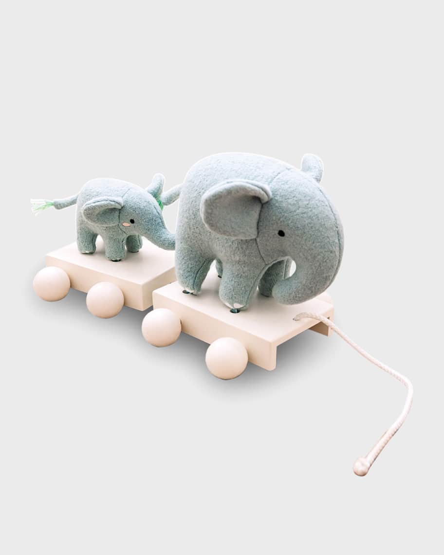 Wonder & Wise Kid's Elephant Pull Toy | Neiman Marcus