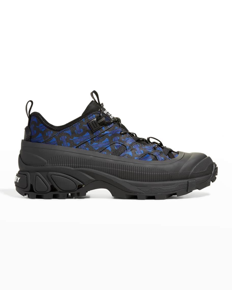 Burberry Men's Arthur TB Monogram Chunky Sneakers | Neiman Marcus