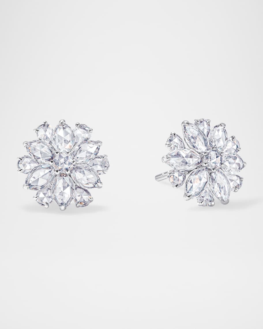 64 Facets Eclat 18K White Gold Diamond Stud Earrings | Neiman Marcus